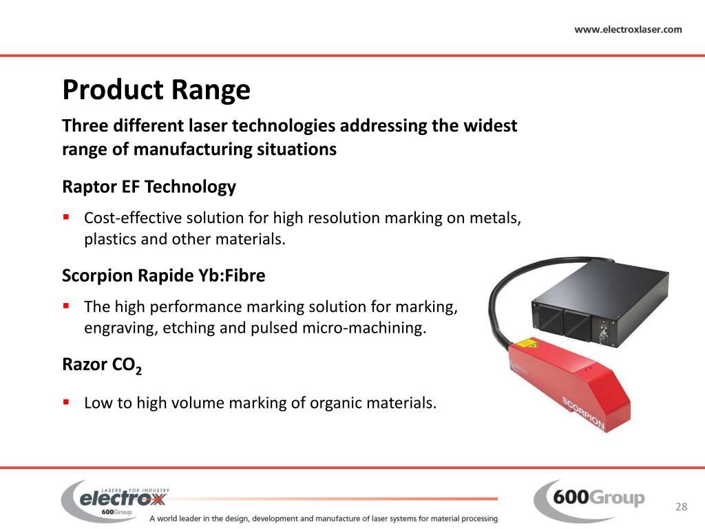 PPT - 600 Group Plc Investor day – Electrox Laser Letchworth site – 8 ...