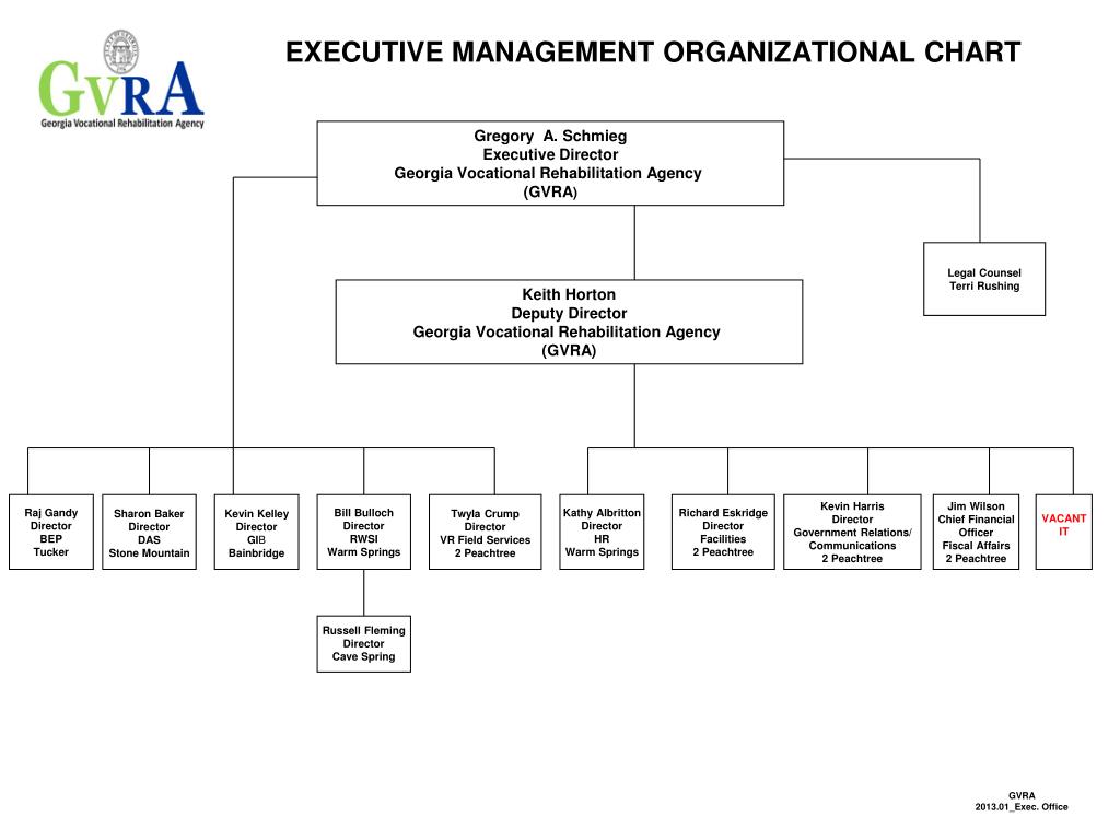 PPT - GEORGIA VOCATIONAL REHABILITATION AGENCY ORGANIZATIONAL CHART ...