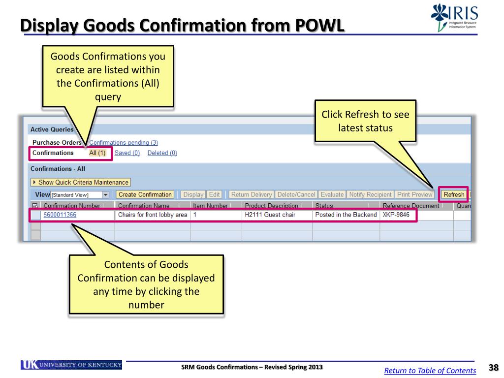 PPT - Supplier Relationship Management Goods Confirmations MM_SRM_CON ...