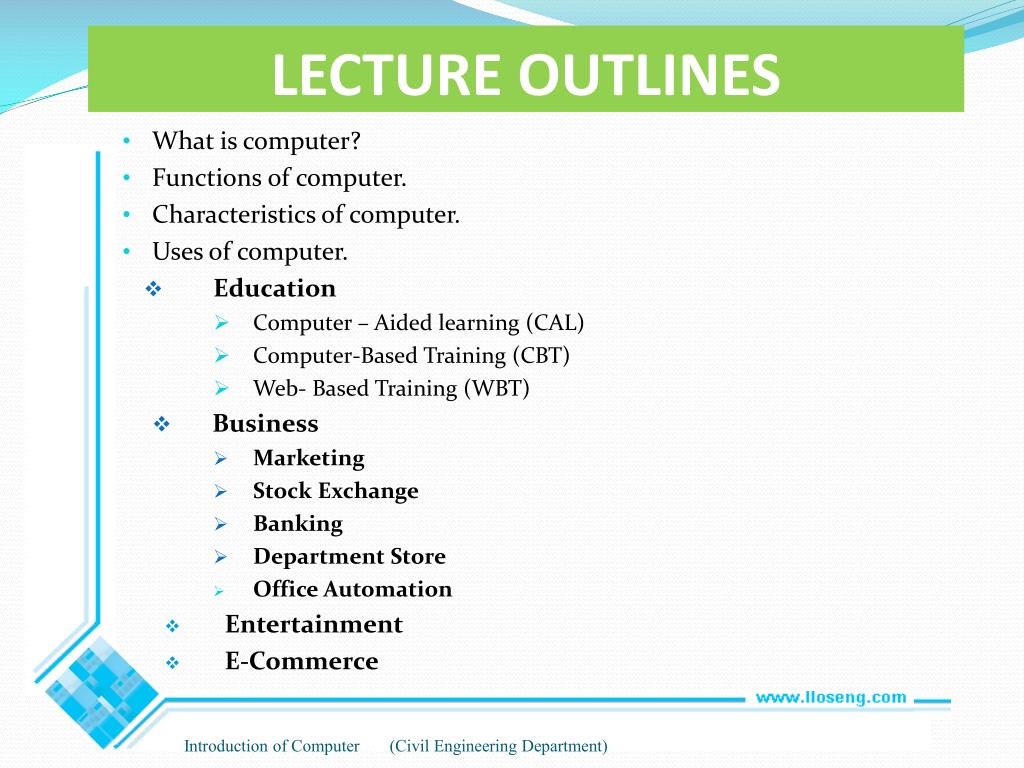 Ppt Introduction Of Computer Powerpoint Presentation Free Download
