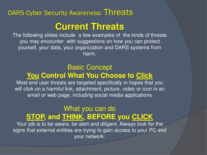 PPT - End User Cyber Security Awareness Training PowerPoint ...