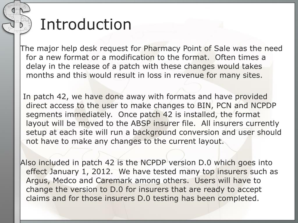 PPT - Pharmacy Point of Sale PowerPoint Presentation, free download ...