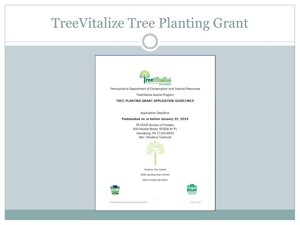 PPT - Ellen Roane Urban Forestry Program Coordinator DCNR Bureau Of ...