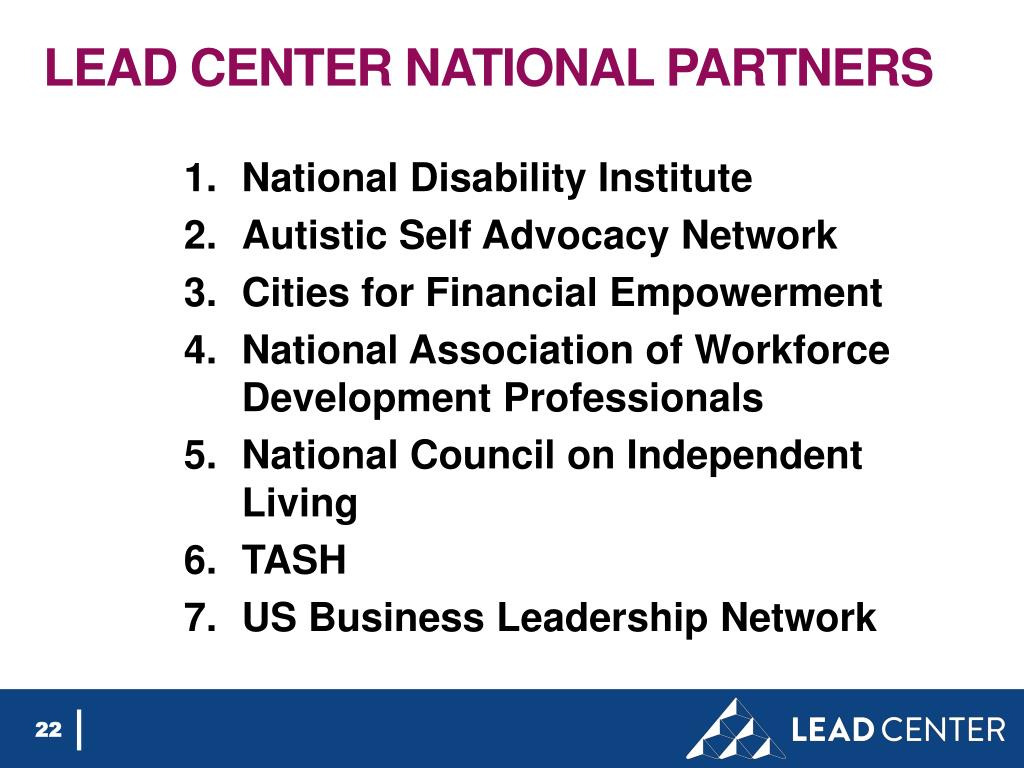 PPT - Exploring the New National Center on Leadership for the ...