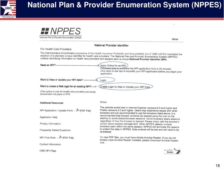 PPT - Connecting the Dots ... Federal Tax ID to NPI Type 2 and Pharmacy ...