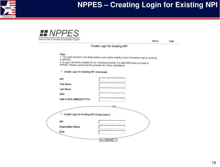 Npi Login