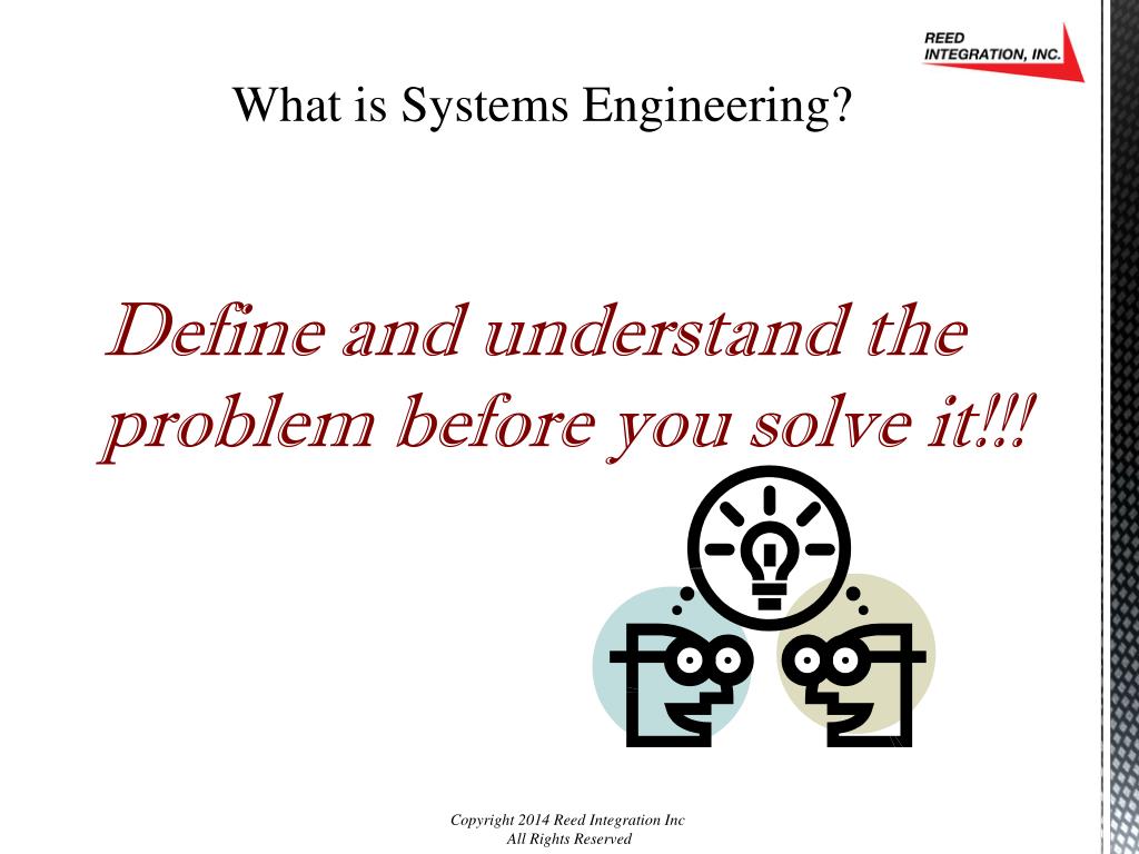 PPT - A Complete Approach to Systems Engineering Becky Reed, ESEP Bill ...