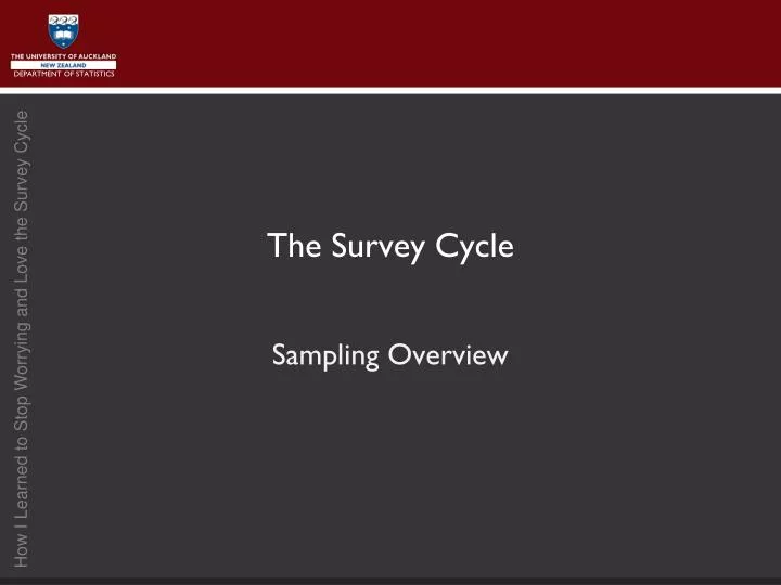 PPT - The Survey Cycle PowerPoint Presentation, free download - ID:1689268