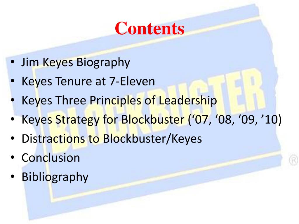 PPT - Jim Keyes CEO of Blockbuster, Former CEO of 7-Eleven PowerPoint ...