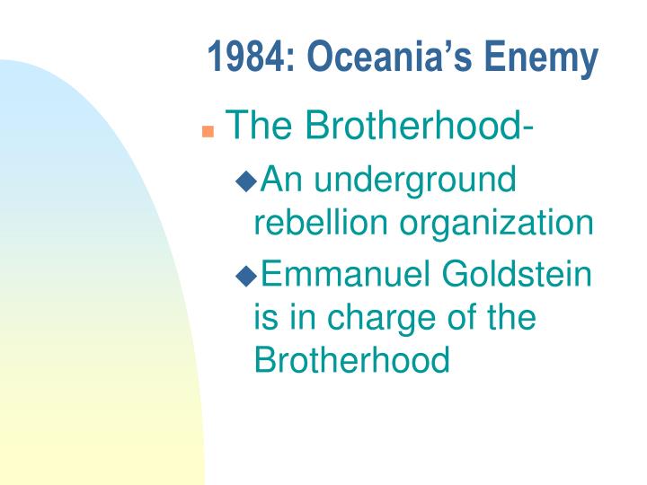 PPT - George Orwell's 1984 PowerPoint Presentation - ID:1689569