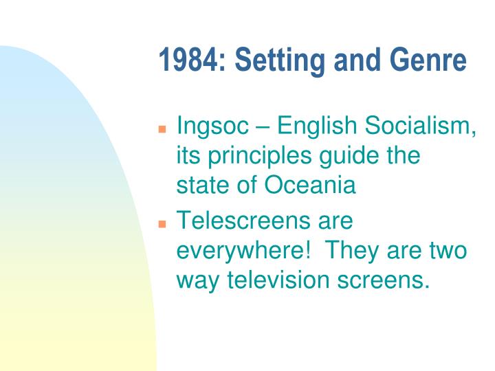 PPT - George Orwell's 1984 PowerPoint Presentation - ID:1689569