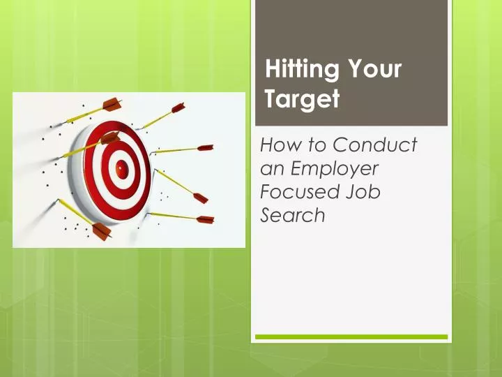 PPT - Hitting Your Target PowerPoint Presentation, free download - ID ...