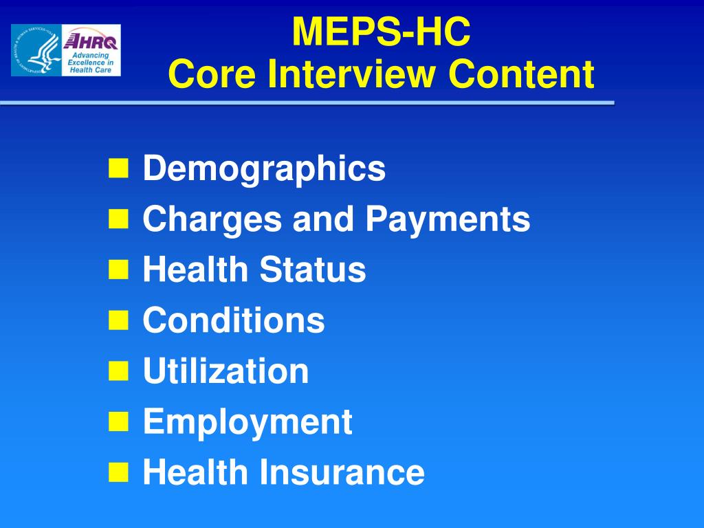 PPT - AHRQ 2010 Annual Conference AHRQ Data Resources to Inform Health ...