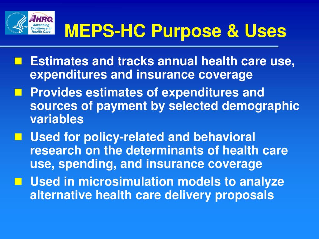 PPT - AHRQ 2010 Annual Conference AHRQ Data Resources to Inform Health ...