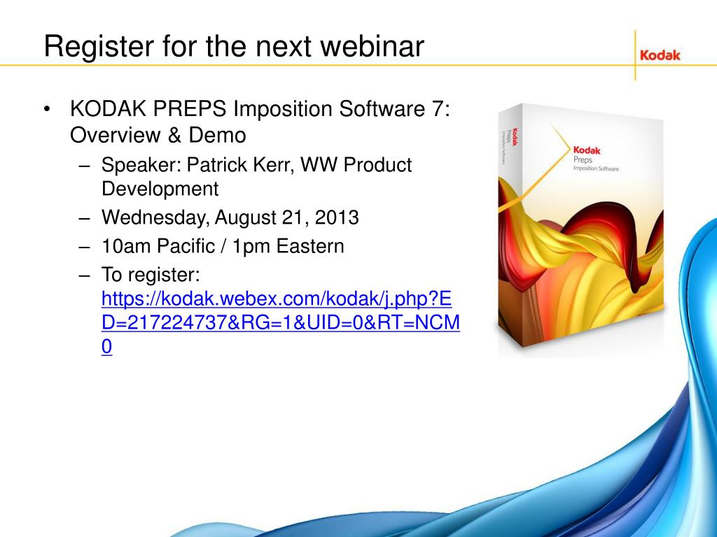 PPT - KODAK INSITE Prepress Portal Overview & Demo PowerPoint Presentation - ID:1690297