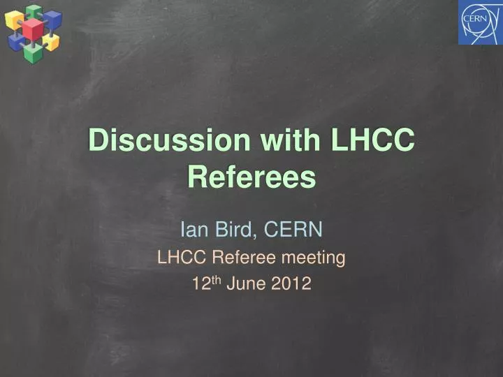 PPT - Discussion with LHCC Referees PowerPoint Presentation, free ...