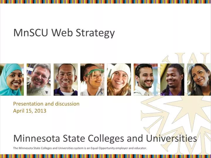 PPT - MnSCU Web Strategy PowerPoint Presentation, free download - ID ...
