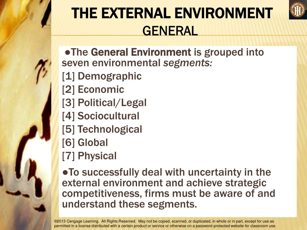 PPT - CHAPTER 2 The External Environment: Opportunities, Threats ...