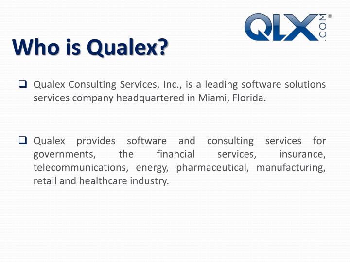 PPT - Qualex Consulting Services PowerPoint Presentation - ID:1690926