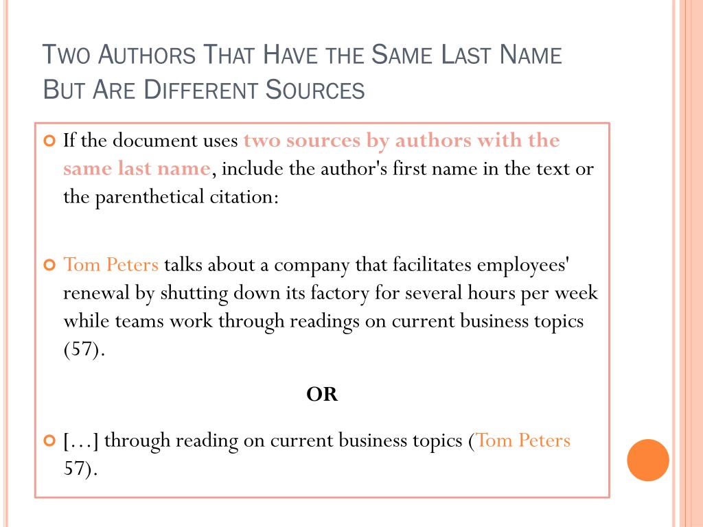 PPT MLA Parenthetical Citation Works Cited PowerPoint 