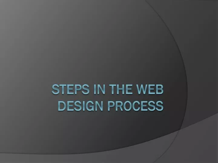 PPT - Steps in the web design process PowerPoint Presentation, free ...