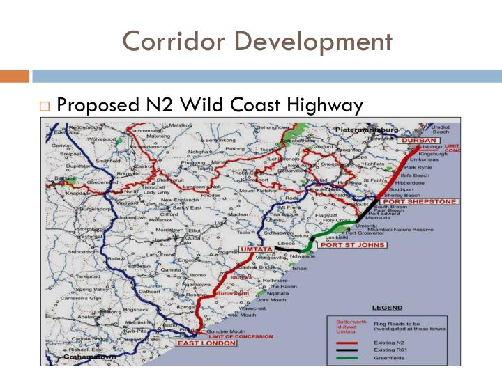 PPT - IWCDP SUMMIT N2 DEVELOPMENT LOGISTICS PLATFORM FOR THE WILD COAST ...