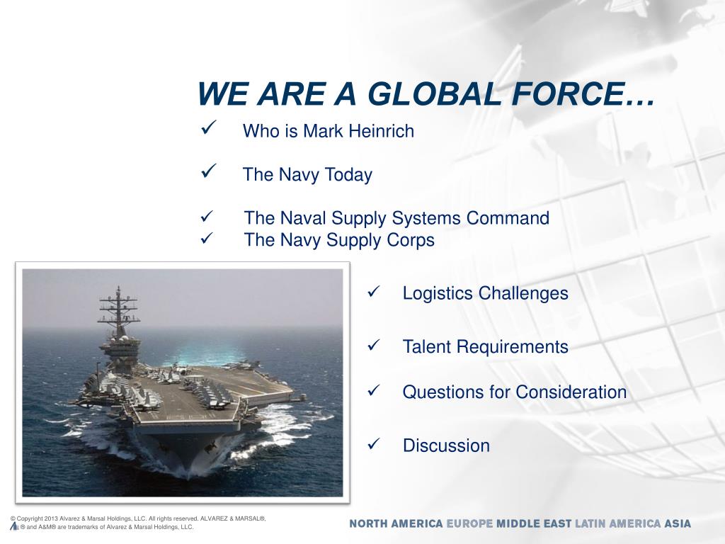 PPT - Logistics & Supply Chain Management in the Military and Beyond ...