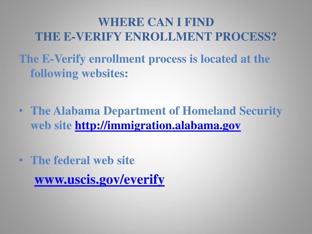 PPT - ALABAMA IMMIGRATION LAW COMPLIANCE GUIDELINES FOR business ...