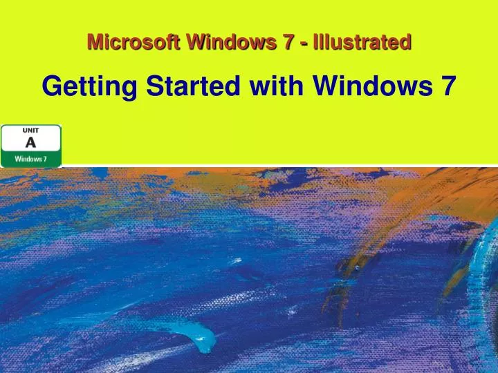 PPT - Microsoft Windows 7 - Illustrated PowerPoint Presentation, free ...