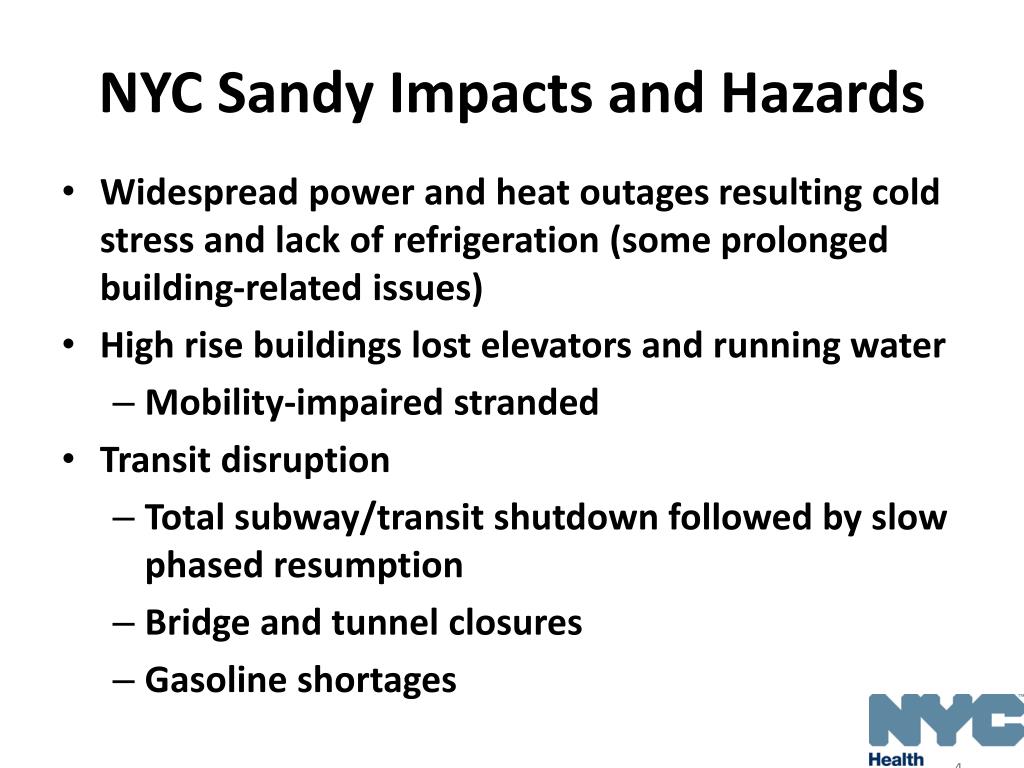PPT - Superstorm Sandy Mortality Surveillance in New York City ...