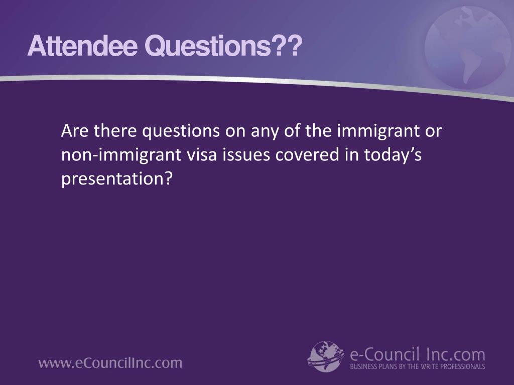 PPT - The Importance of a Professional Business Plan in the Immigration ...
