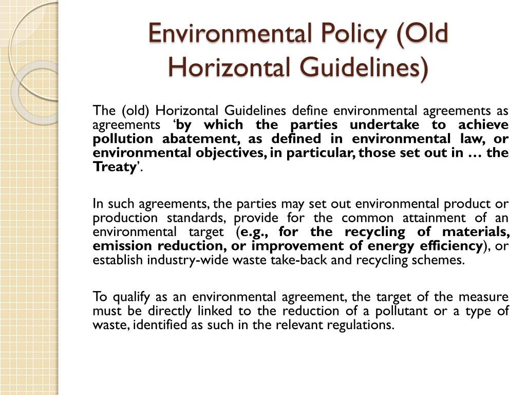 PPT - EU Competition Law & Environmental Protection PowerPoint ...