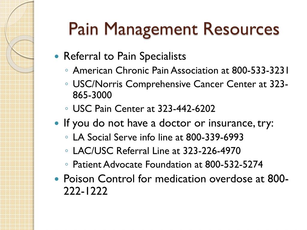 PPT - APSA/SIA Pain Management Project Health Fair (Poster) Training ...
