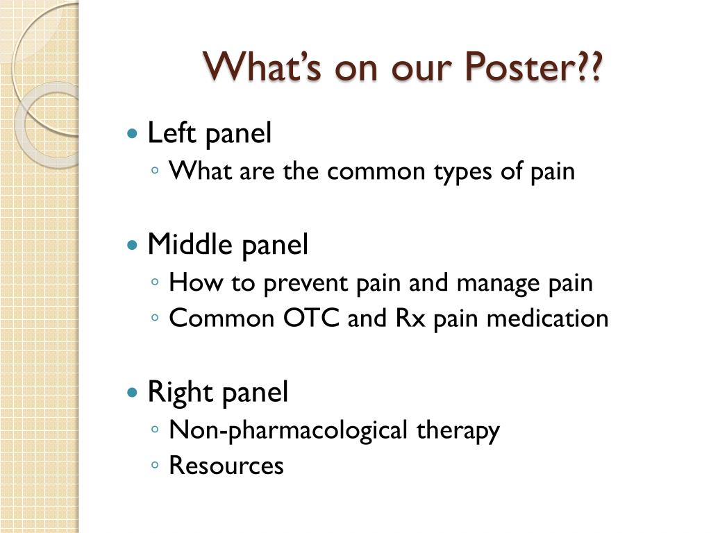 PPT - APSA/SIA Pain Management Project Health Fair (Poster) Training ...