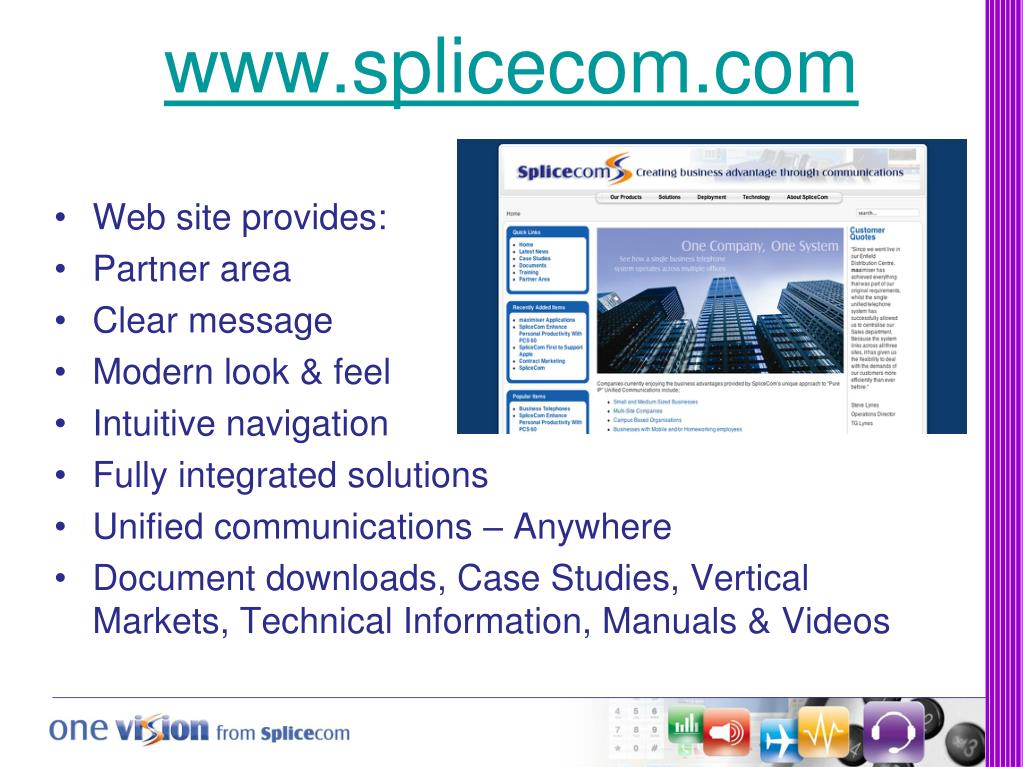 PPT - The Company Delivering Business Advantage through Telephony ...