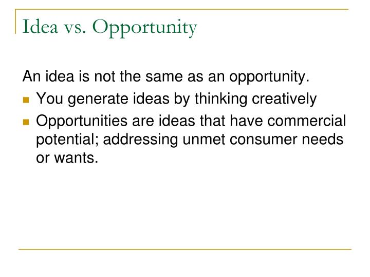 Ppt Chapter 3 Recognizing Opportunity Powerpoint Presentation Id