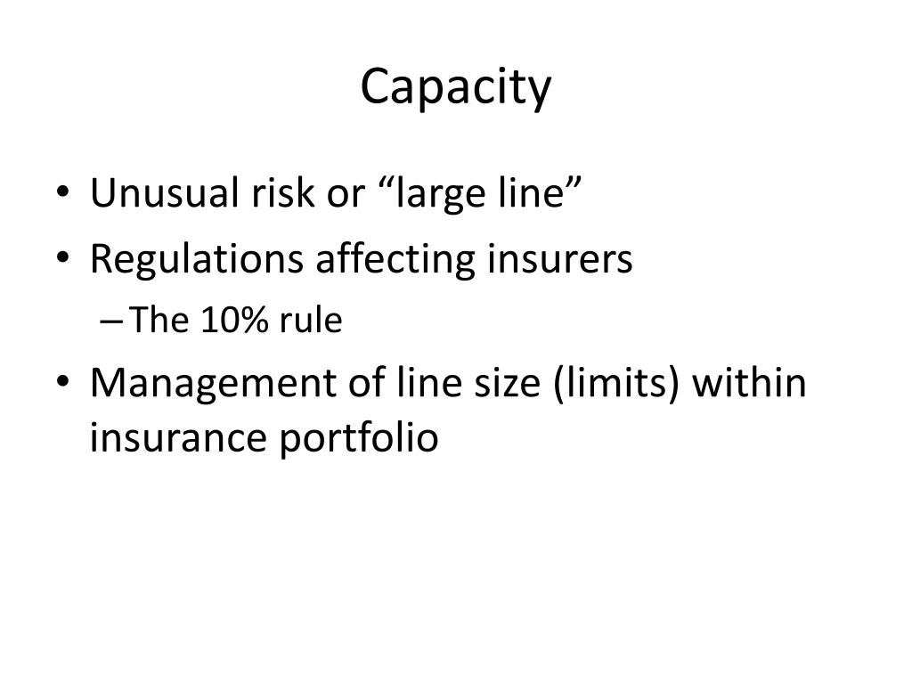 PPT - The Business of Insurance, Reinsurance, Regulation of Insurance ...