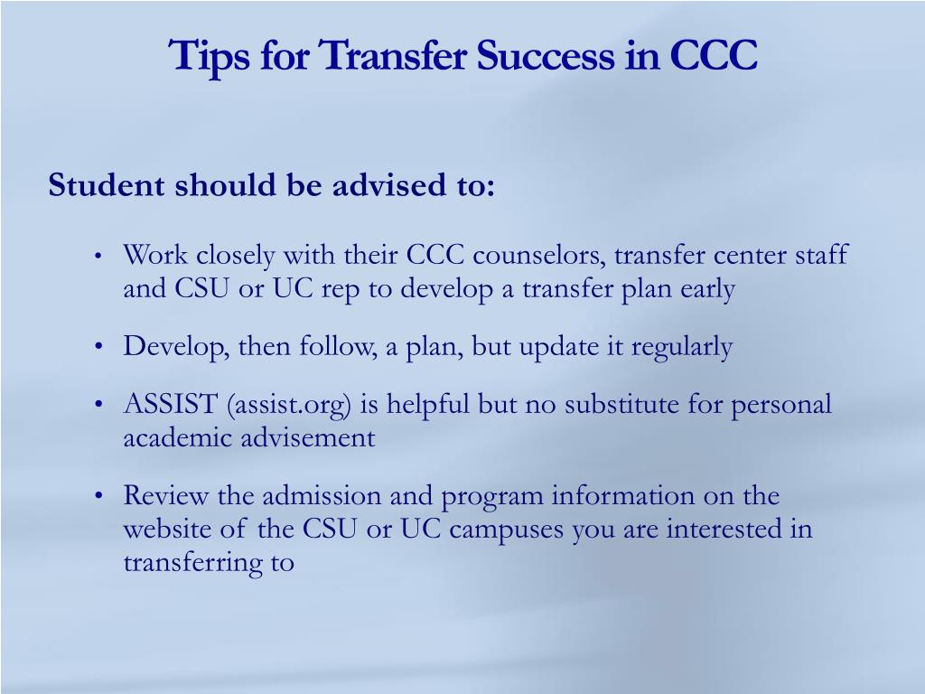 PPT - California Community Colleges: A Pathway to the UC and CSU ...