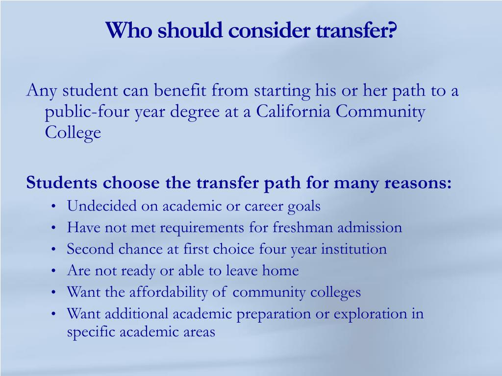 PPT - California Community Colleges: A Pathway to the UC and CSU ...