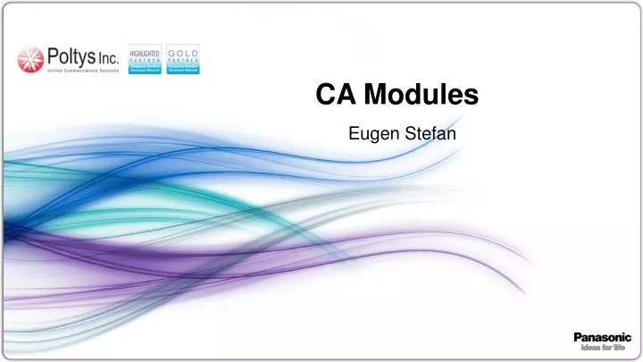 PPT - CA Modules PowerPoint Presentation, free download - ID:1693720