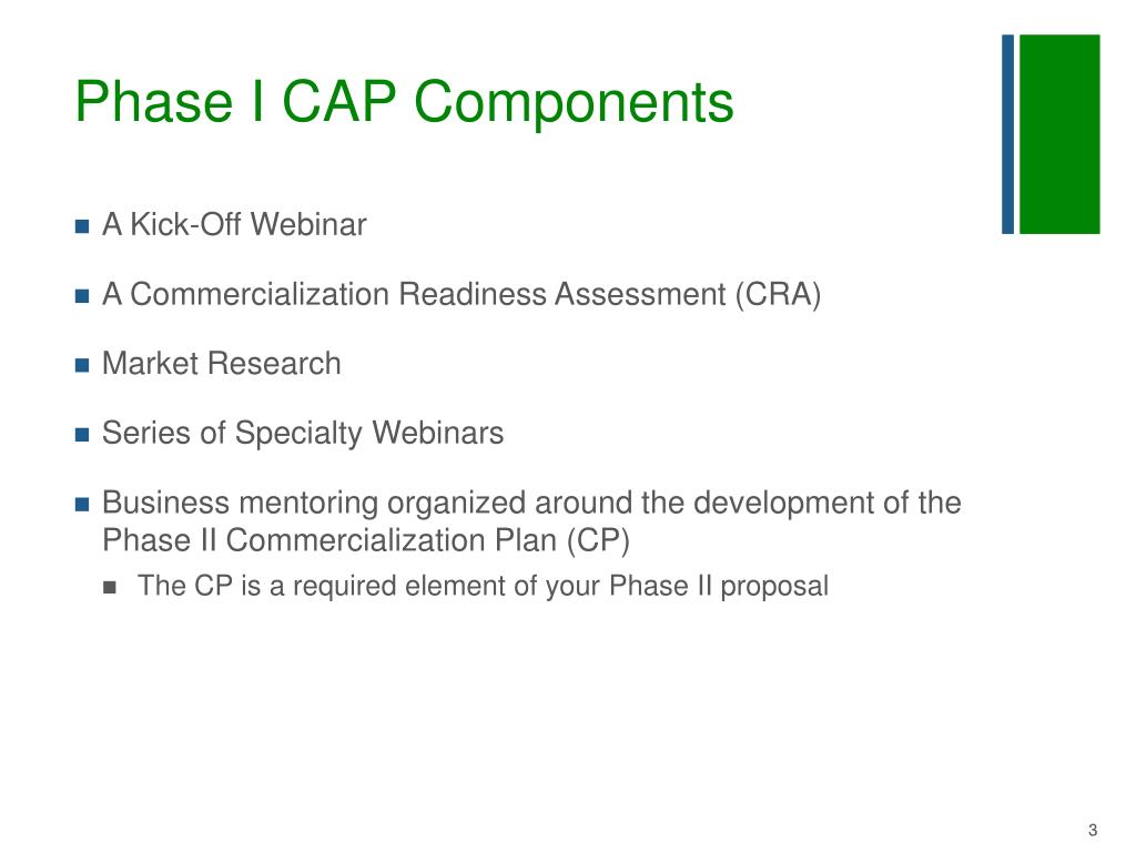 PPT - DOE SBIR/STTR Commercialization Assistance Program (CAP) Services ...