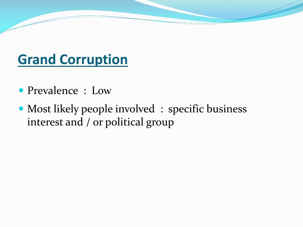 PPT - COUNTRY REPORT ON CURRENT SITUATION OF CORRUPTION AND MONEY ...