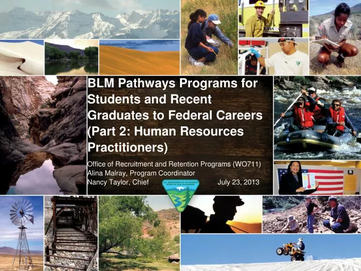 PPT - BLM Pathways Programs for Students and Recent Graduates to ...