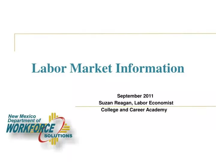 PPT - Labor Market Information PowerPoint Presentation, free download ...