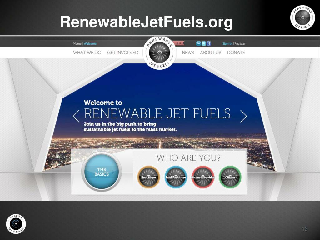 PPT - Renewable Aviation Fuels Carbon War Room PowerPoint Presentation ...