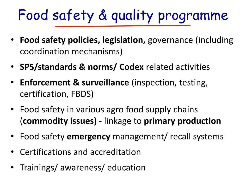 PPT - FAO Food Safety Activities in the Region at Meeting on ...