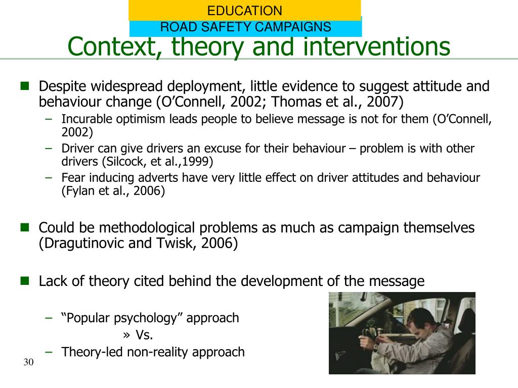 PPT - The 3 Es and Road Safety Policy Developing a road safety audit ...