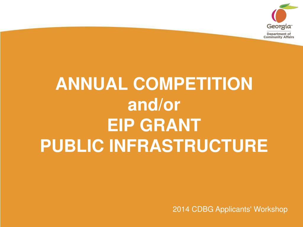 PPT - Georgia Department of Community Affairs CDBG Economic Development ...