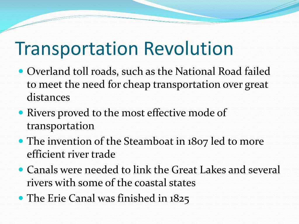 PPT - The Market Revolution and Sectional Economies PowerPoint ...