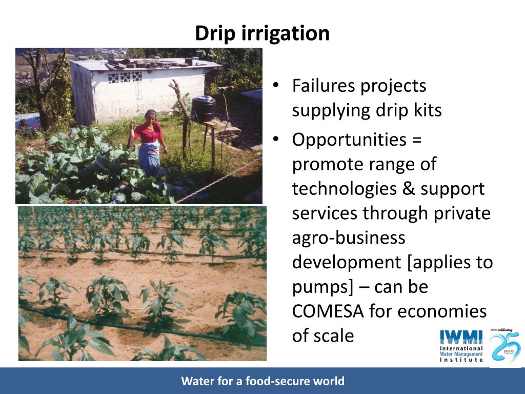 PPT - Innovative Agricultural Water Management Investment Opportunities ...